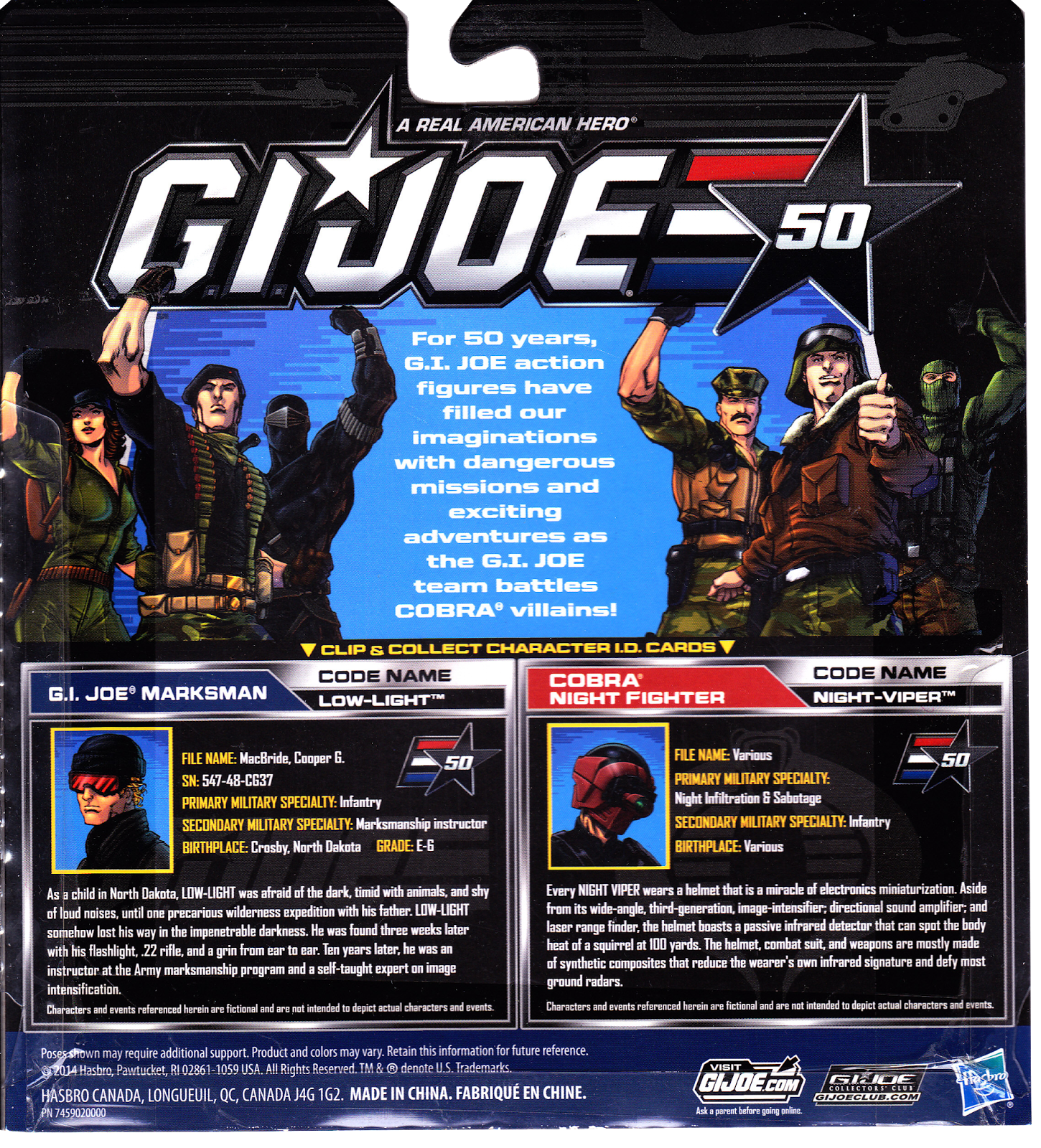El Agujero del Blister: Low Light G.I.Joe 50 Aniversario de Hasbro
