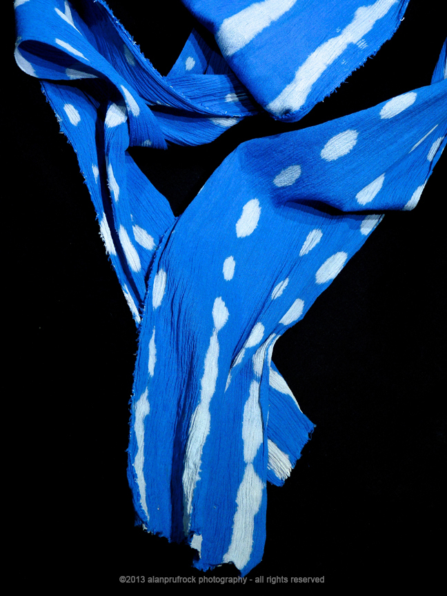 fundoshi fabric photos and more: Blue Gauze Fundoshi - Dots and Dashes ...