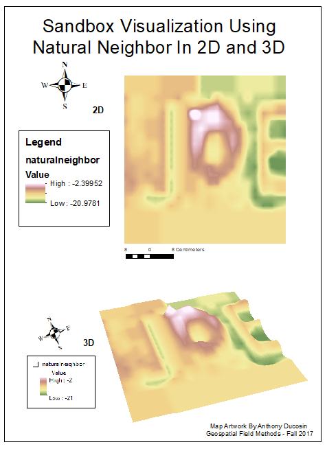 Geography 336 - Geospatial Field Methods: Sandbox Visualization