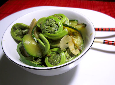 Fiddlehead Fern Salad Recipe | RecipeStudio