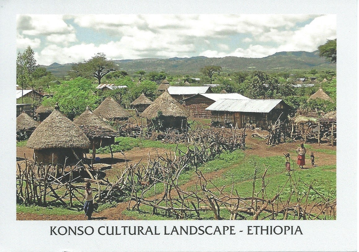MY POSTCARD-PAGE: ETHIOPIA ~ Konso Cultural Landscape -UNESCO~