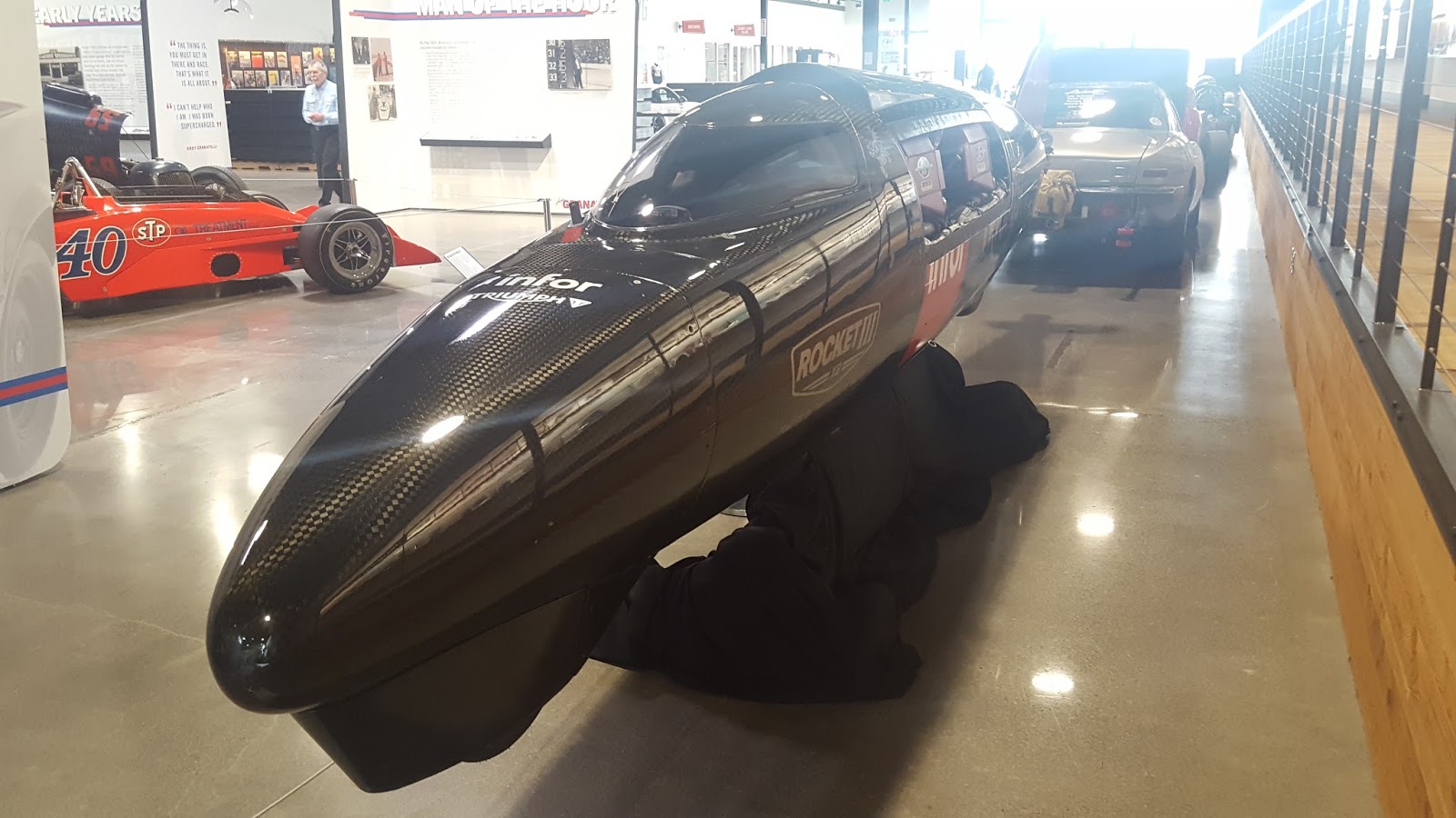 POPPA WHEELIE: Infor Triumph Rocket Streamliner