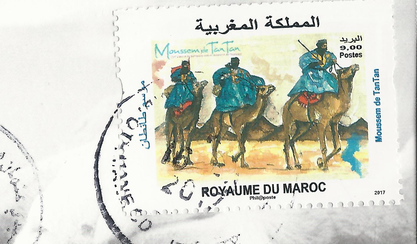 A Journey of Postcards: The map of Morocco