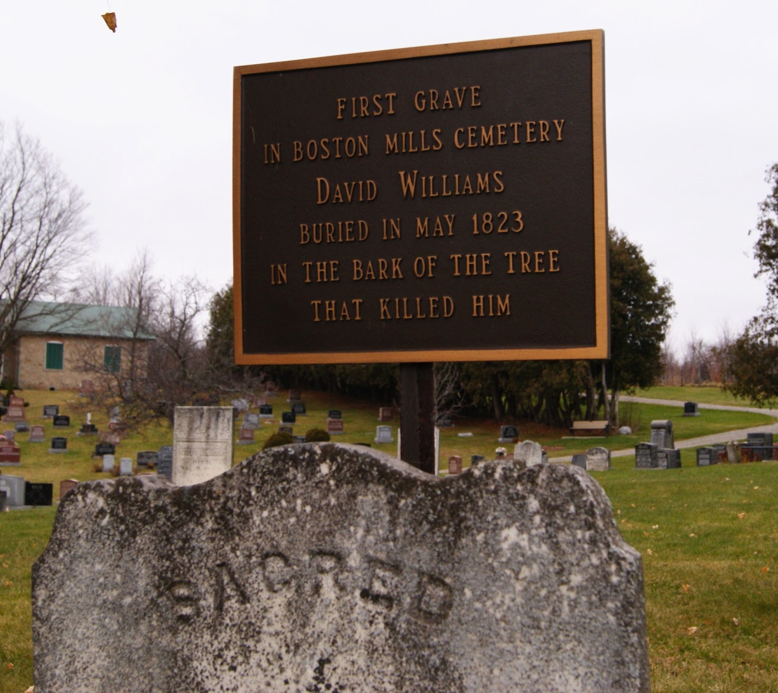 The Jolly Taphophile (Graveyard Junkie): Boston Mills Cemetery, Caledon