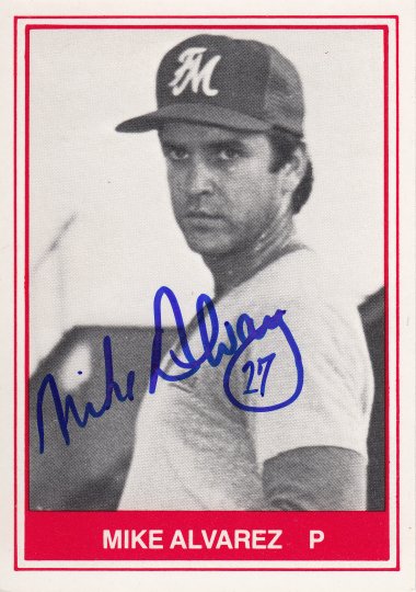 Daily Autograph: Mike Alvarez