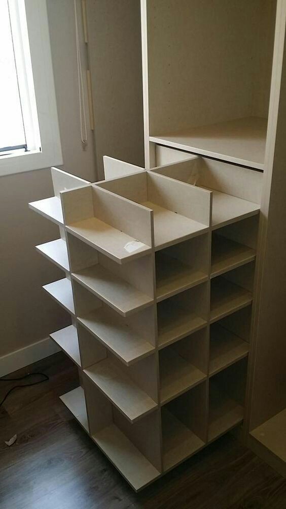Uniworm P: DIY Shoe box to Shoe closet