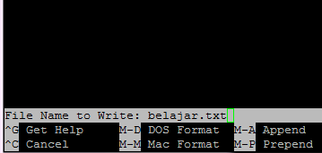 Belajar Menggunakan Teks Editor Nano di GNU/Linux - LinuxSec