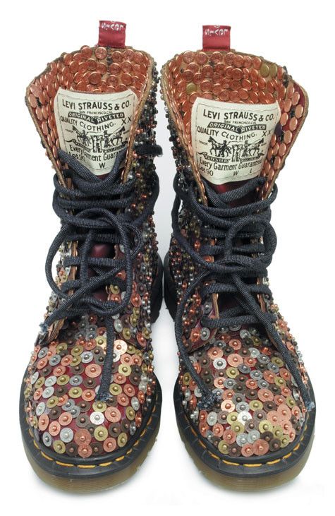 Silver Soul: Customised Doc Martens.