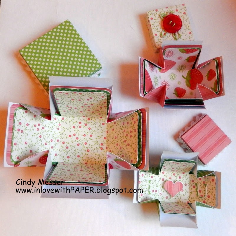 In Love with PAPER!!: Easel Box card