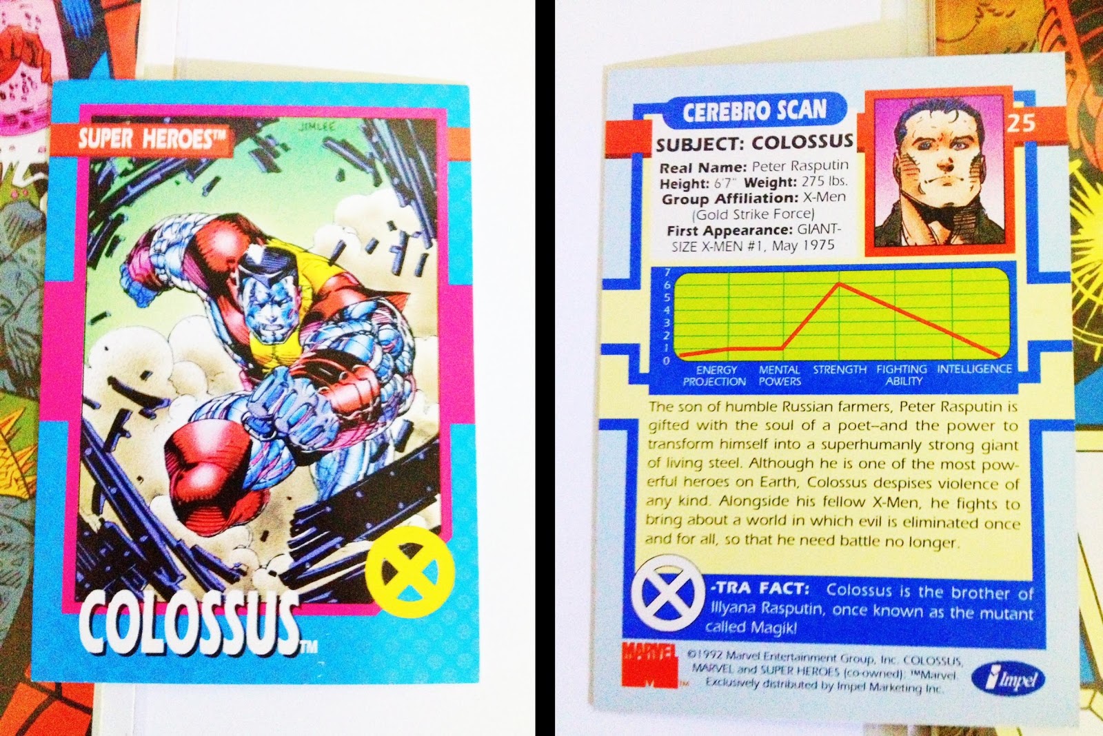 Combo's Collections: Card Collection: 1992 X-Men Series 1