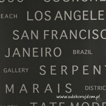 Udekoruj Dom - Inspiracje, Aranżacje: Tapeta w napisy, literki, tapety ...