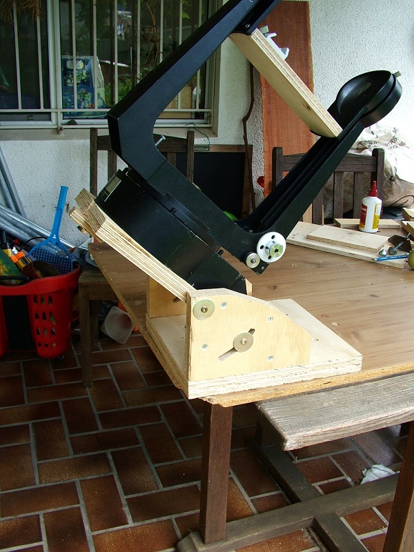 Alexander's Astronomy Sketching: Tricking up rigidity on a DIY wedge