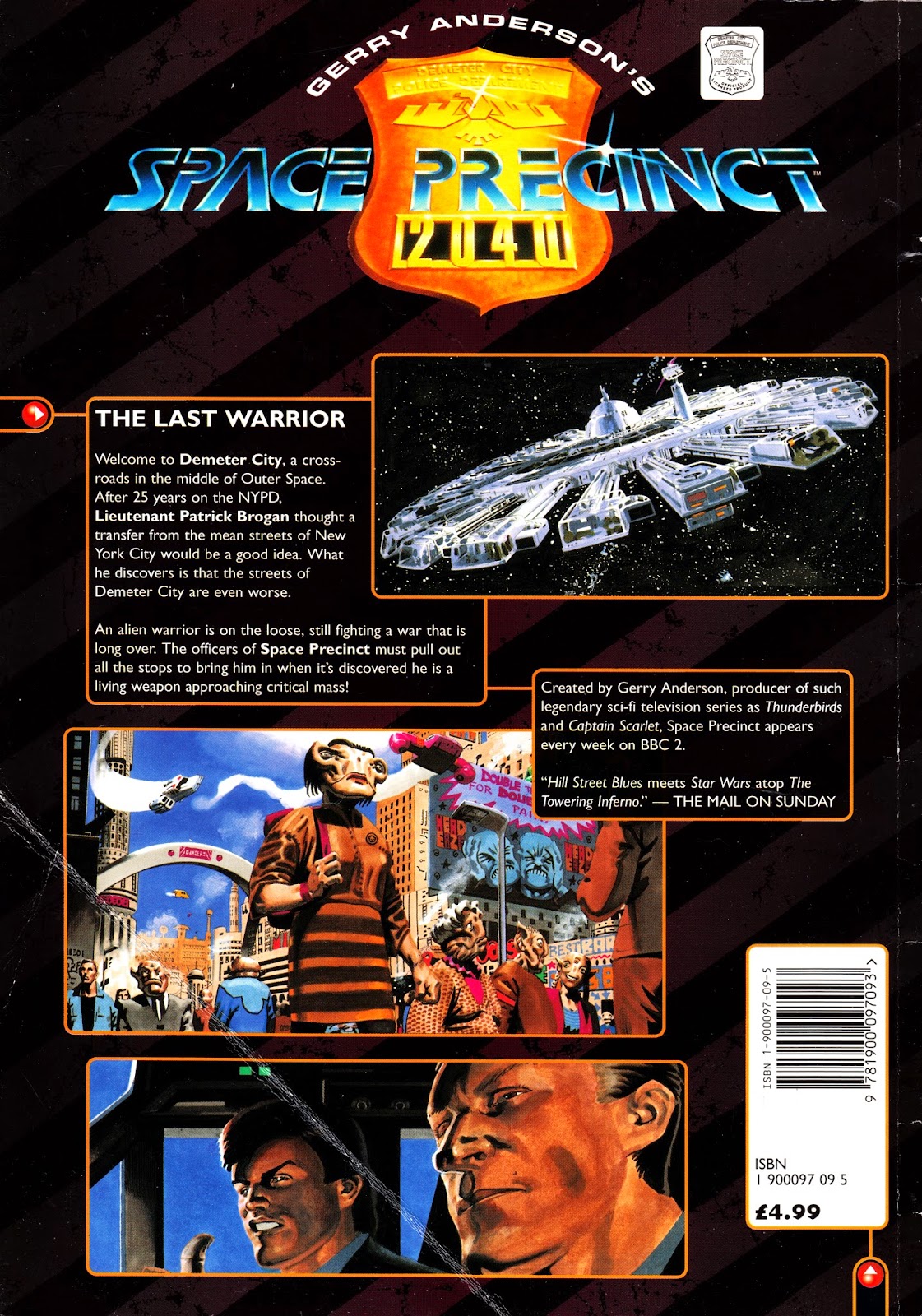STARLOGGED - GEEK MEDIA AGAIN: 1995: GERRY ANDERSON'S SPACE PRECINT ...