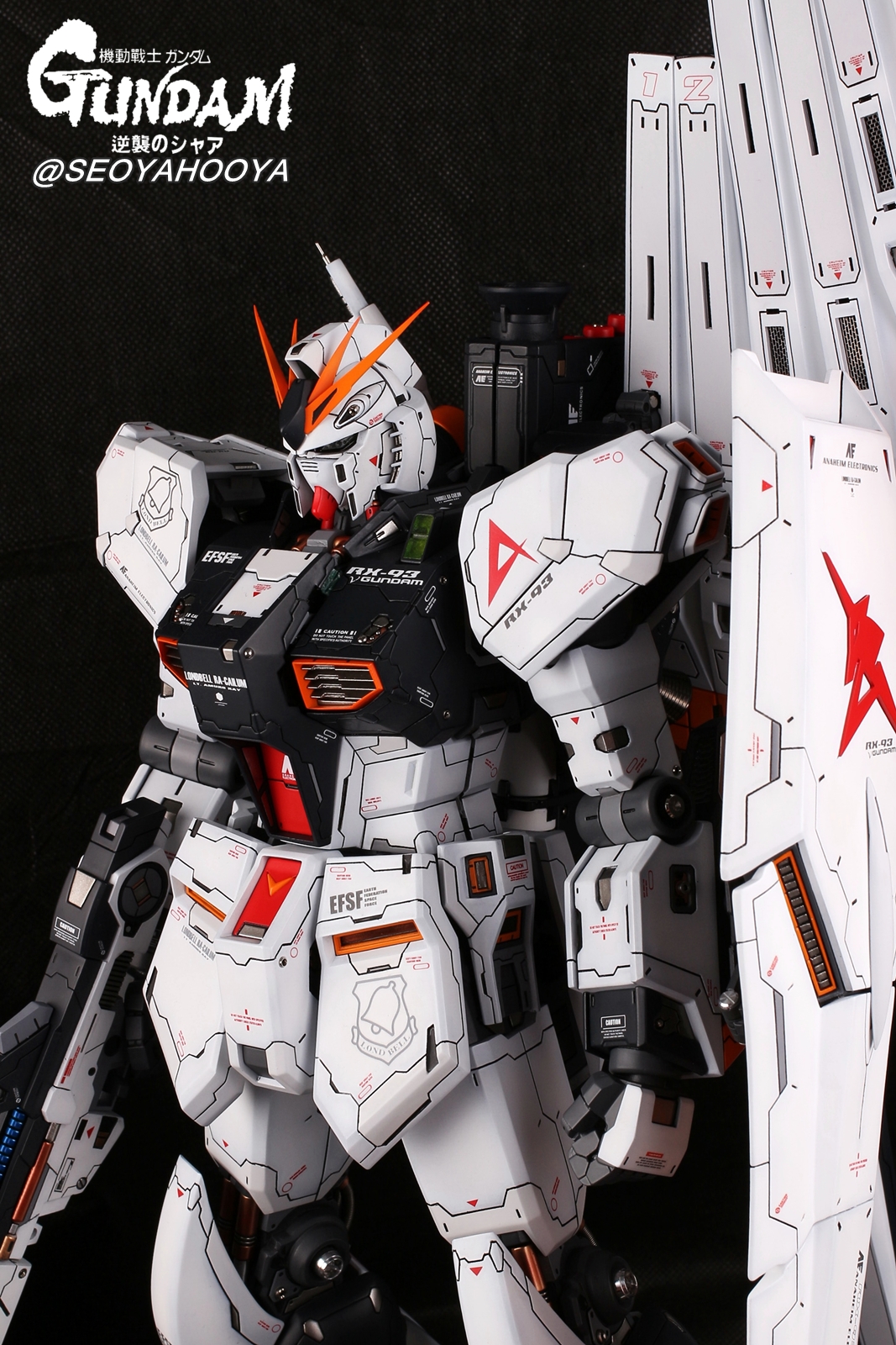 GUNDAM GUY: Neo Grade 1/60 Nu Gundam - Customized Build