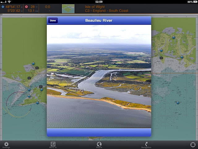 Yacht Arabella: iPad Marine Navigation