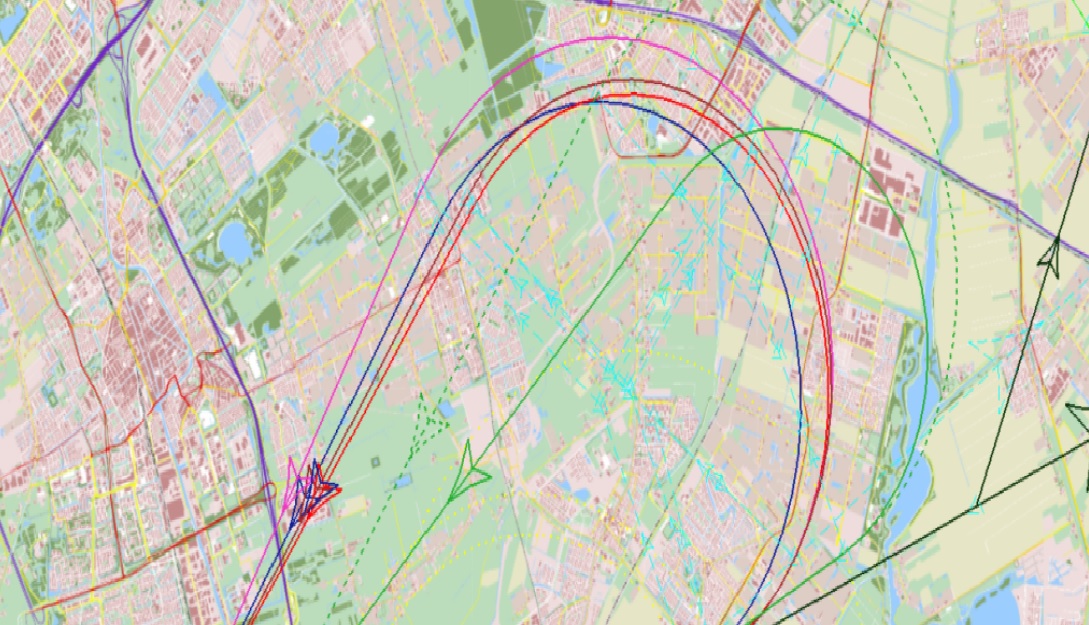 Aanvliegroutes Rotterdam Airport Kaart | Kaart
