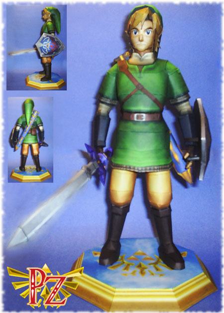 Papercraft - Legend of Zelda: Link Skyward Sword - Papercraft4u | Free ...