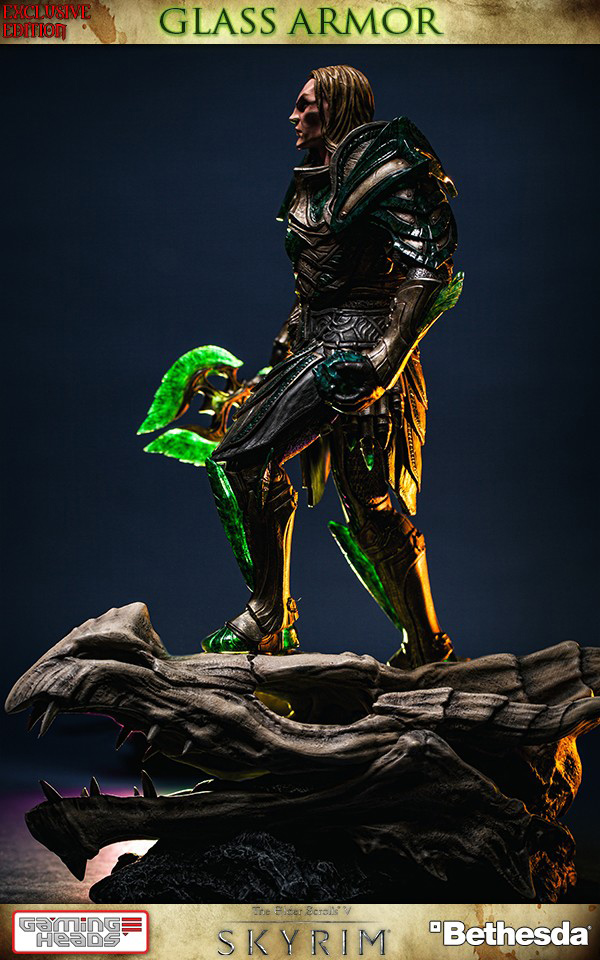 The Elder Scrolls V: Skyrim - Glass Armour (Gaming Heads)