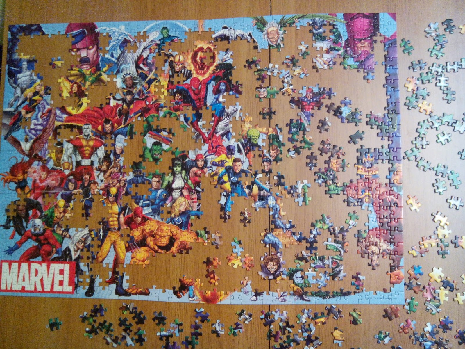 Retropasado: Puzzle de Súper Héroes de Marvel