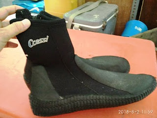 Laboratorium Manajemen Sumberdaya Perairan FPPB UBB: Booties Selam