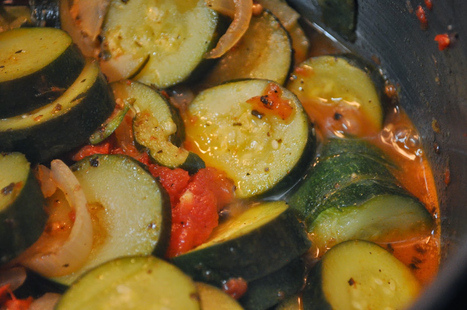 Teacher, Baker, Gourmet Meal Maker: Zucchini Stew with Tomatoes and Onions