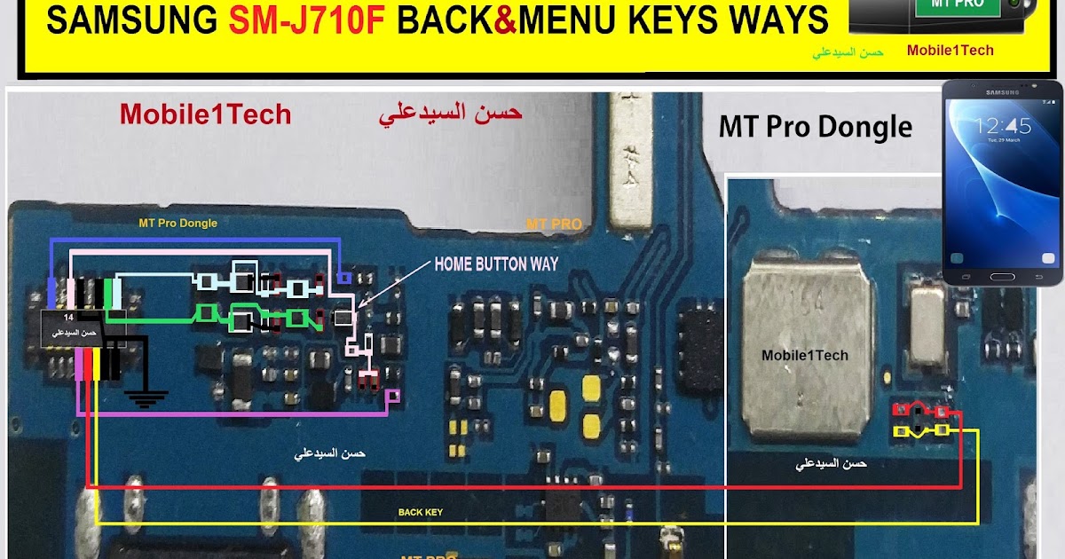 SAMSUNG SM-J710F HOME BUTTON&TOUCH KEYS WAYS