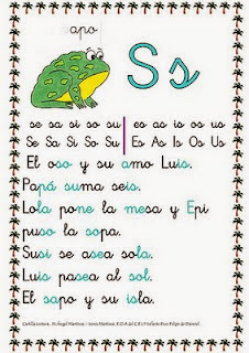 APRENDEMOS DISFRUTANDO EN 1º: Lectura de la P, L, M, S, T y D