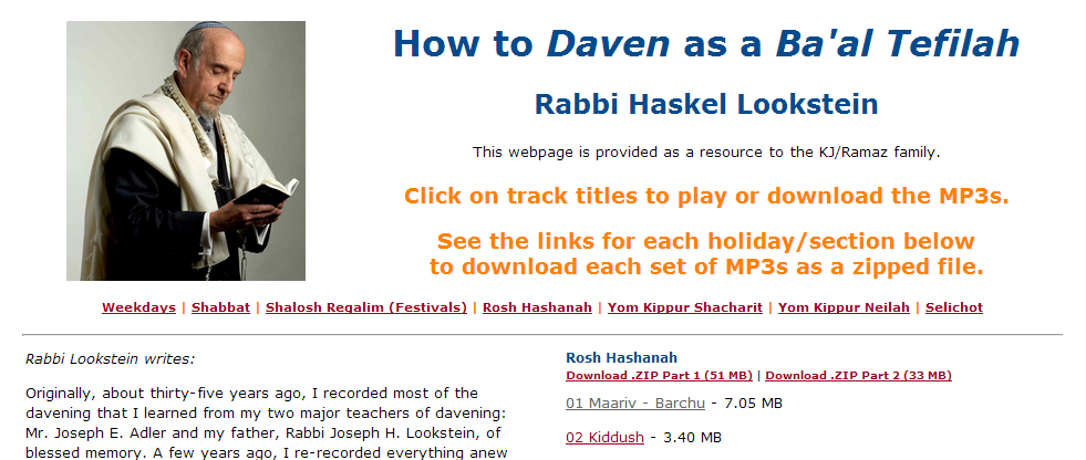 DavenSpot: Learn to Daven - Online!