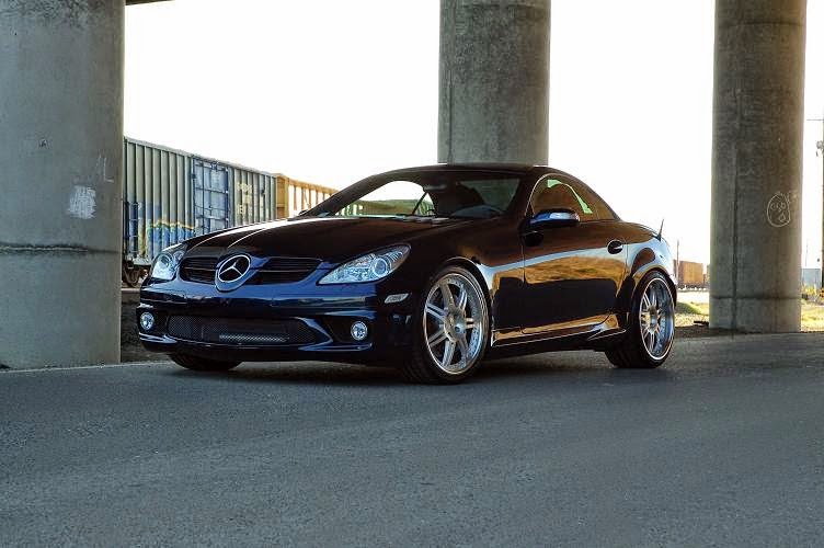 Mercedes-Benz SLK55 AMG R171 on DPE Wheels | BENZTUNING