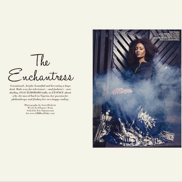 Nollywood by Mindspace: OSAS IGHODARO COVERS THE LOOT MAGAZINE