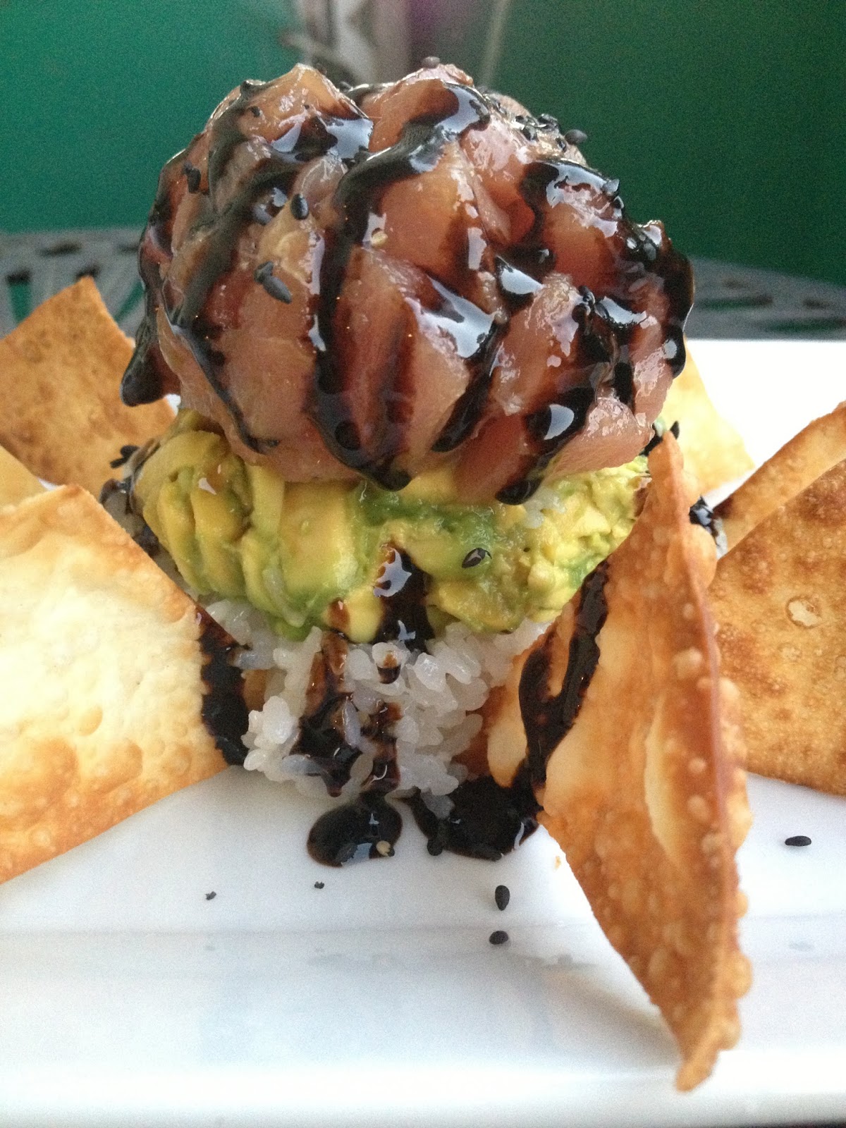 pearls and pasta: Ahi Tuna Tower