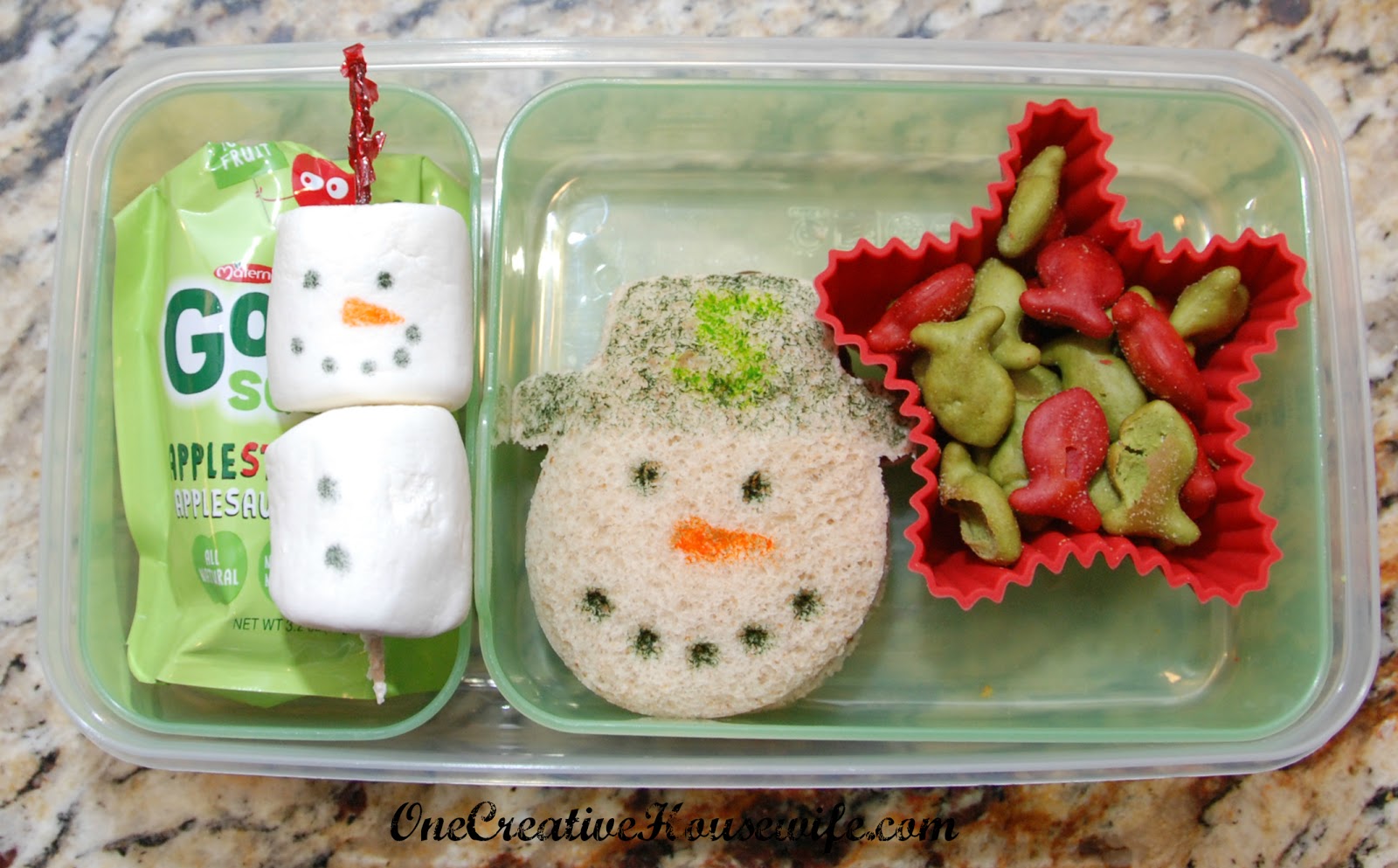 One Creative Housewife: Lunches Week 17 - Advent Style 3