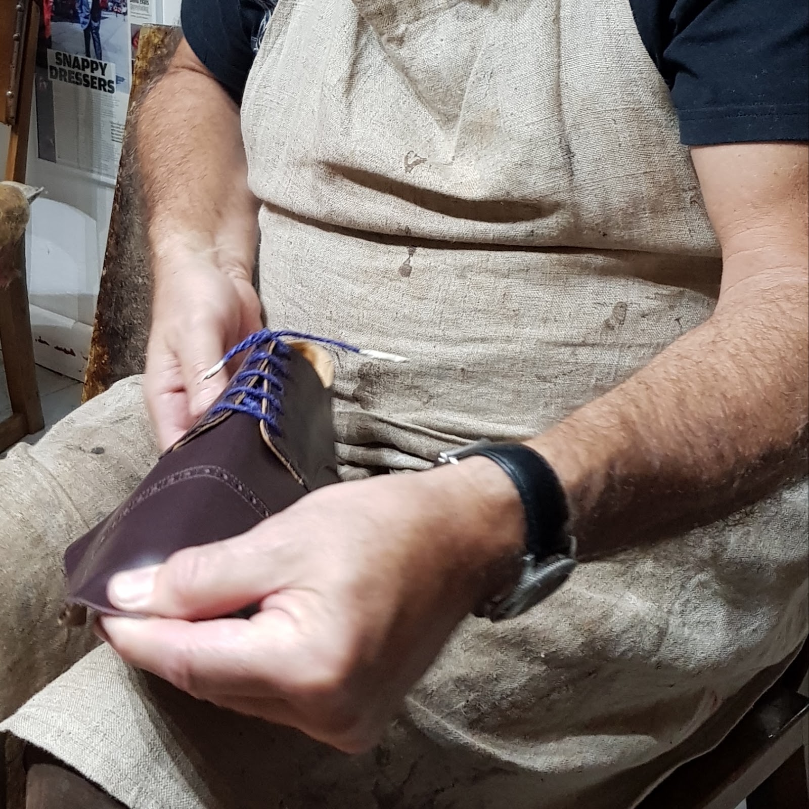 Bespoke Shoes Unlaced : An Introduction to Shoe Making Class - Hand Lasting