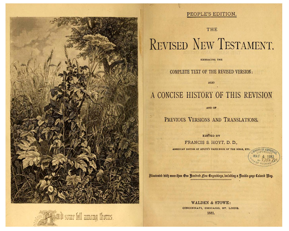 The Book Shelf: How We Got the English Revised Version Bible By John ...