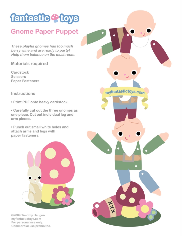 Sweetly Scrapped: Gnome Printables
