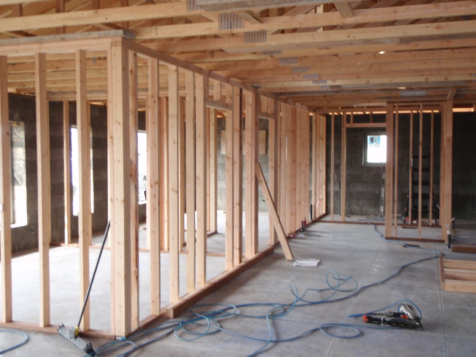 Our Passive Solar Home: Interior Walls!