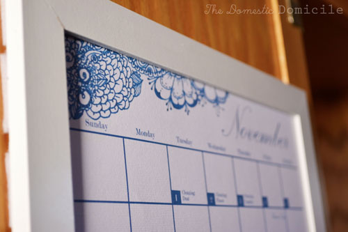 Pantry Reorganization: Calendar and Food Inventory |The Domestic Domicile