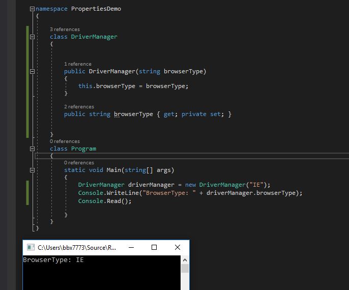 C# Basics-Part 2(Namespaces,Properties,Constants and Read-Only Fields)