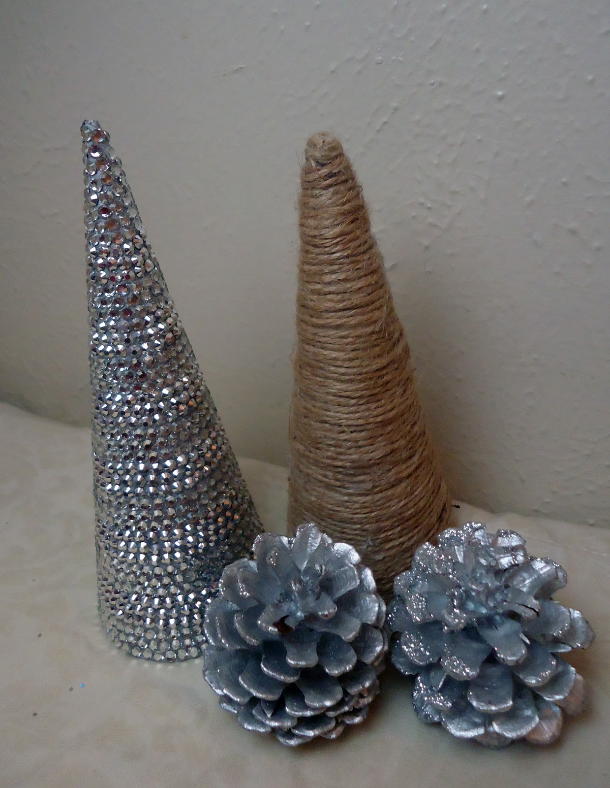 Frugal Home Design: DIY Cone Shaped Christmas Trees