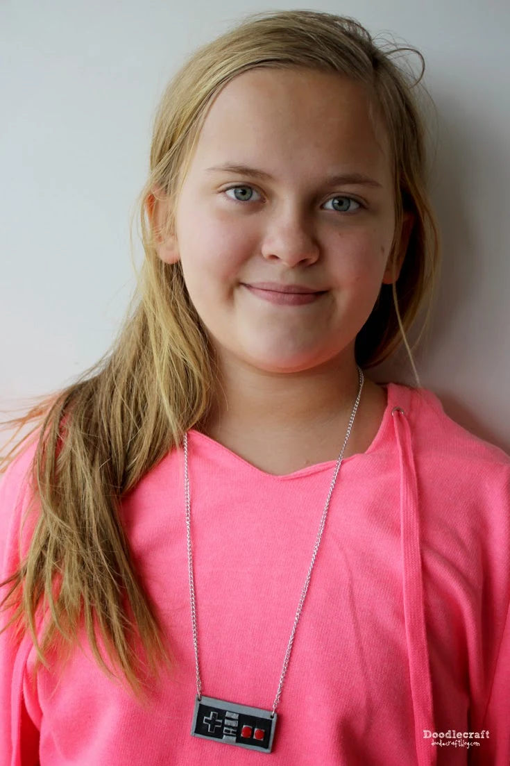 Nes Nintendo Video Game Controller Necklace!