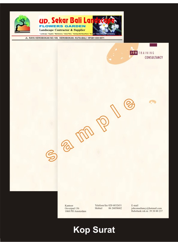 Bali Grafis Printing: kop surat