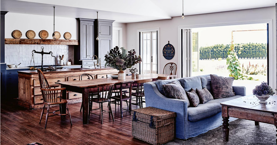 A family farmhouse in the Macedon Ranges in Australia