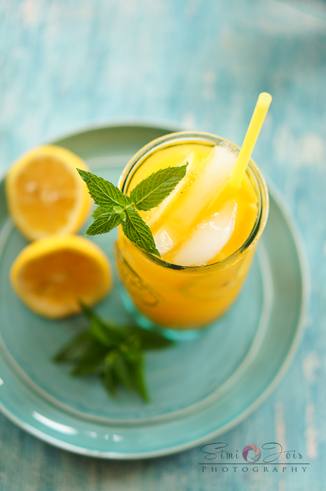 Turmeric n spice: Mango ginger lemonade