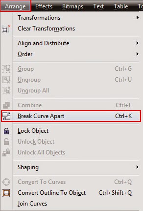 CorelDraw Tutorial : Logo of Google Chrome ~ Infotech-Easy