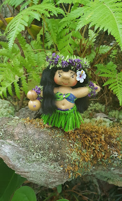Magical Hawaiian Menehune Dolls: Pamakani (Hibiscus), the Hula Dancer