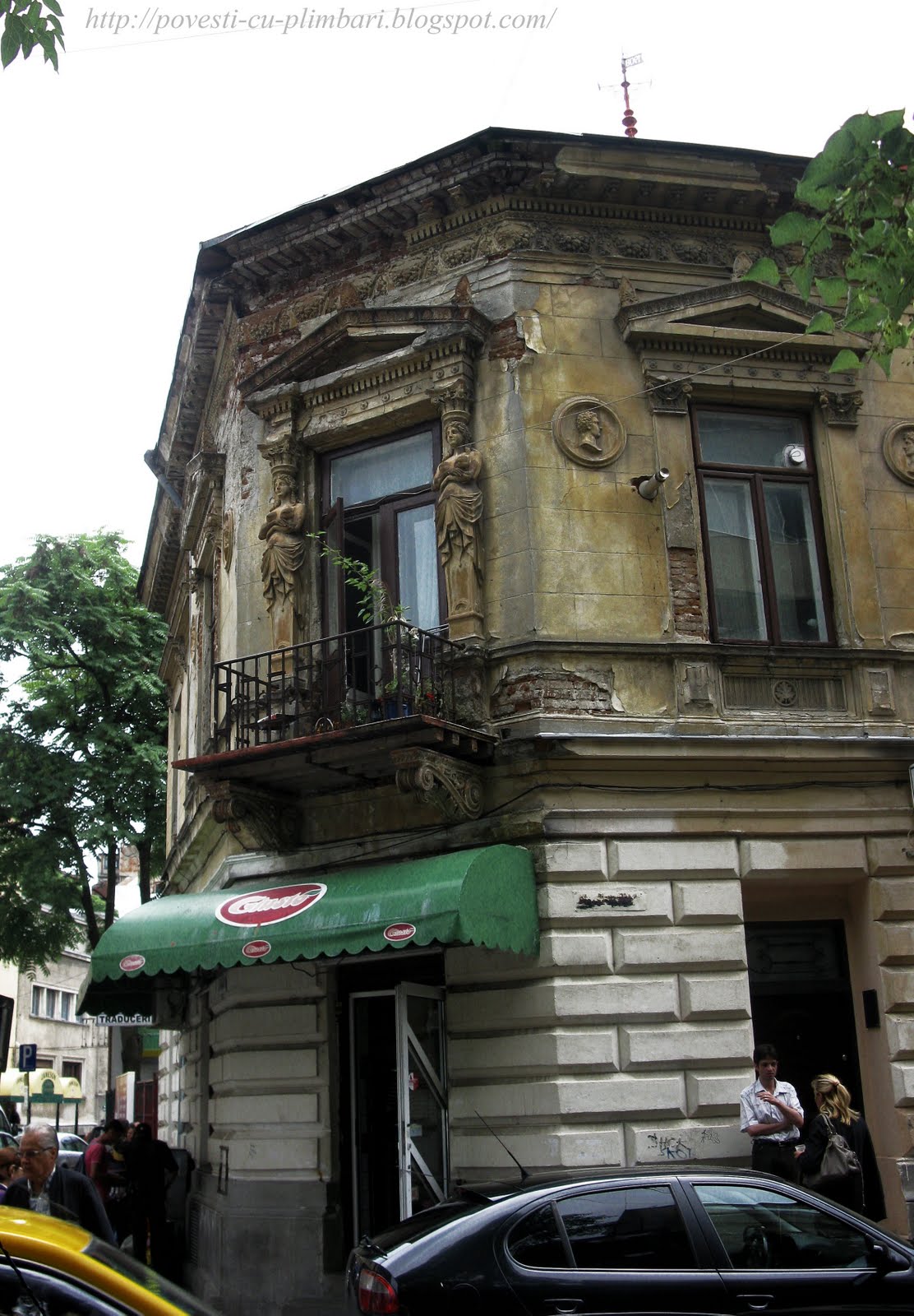 Mendeleev colt cu Biserica Amzei | Bucurestii Vechi si Noi