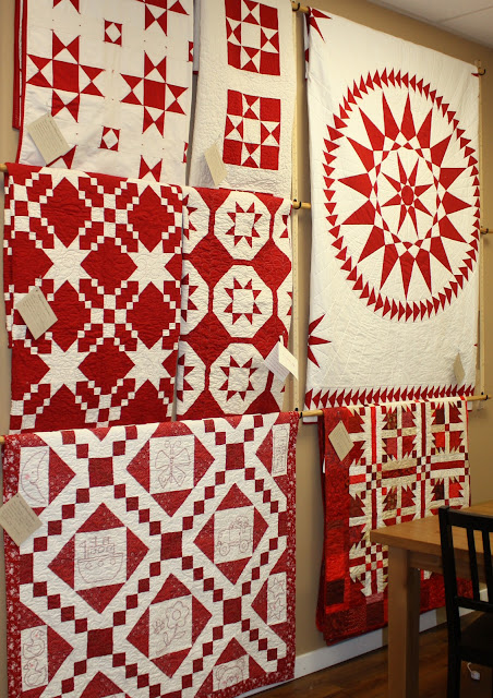 Mother Patchwork: a selection of Red and white quilts
