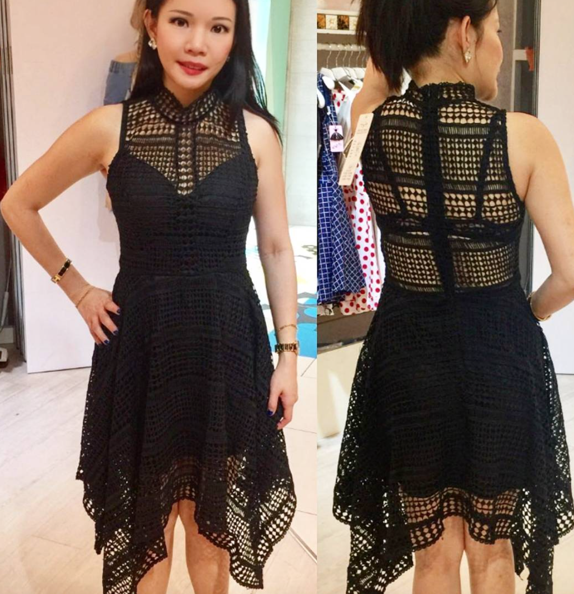 TheArcticStar's Tales: Outfit of the Day - blue mesh netted dress with ...