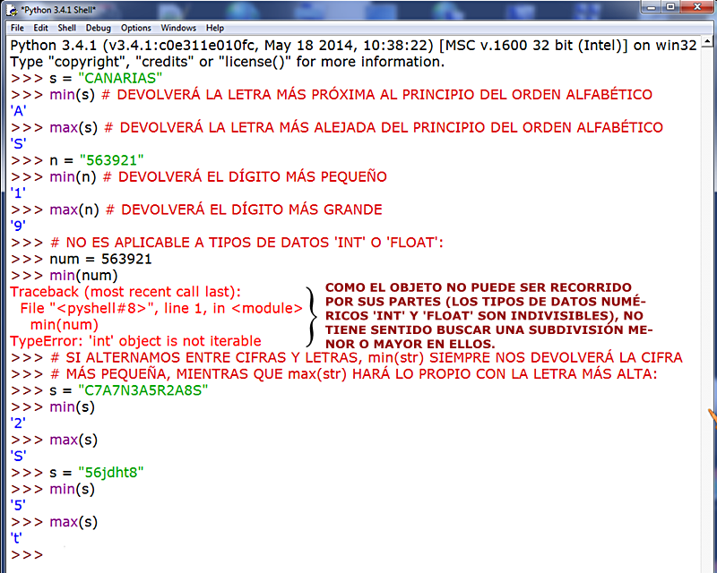 APRENDER A PROGRAMAR CON PYTHON: STRINGS