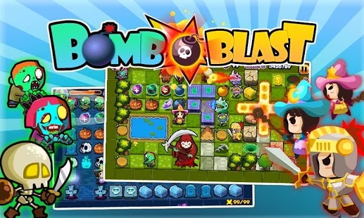 Games Android Hvga: Bomb Blast v1.4 Apk Mod [Unlimited Gold]